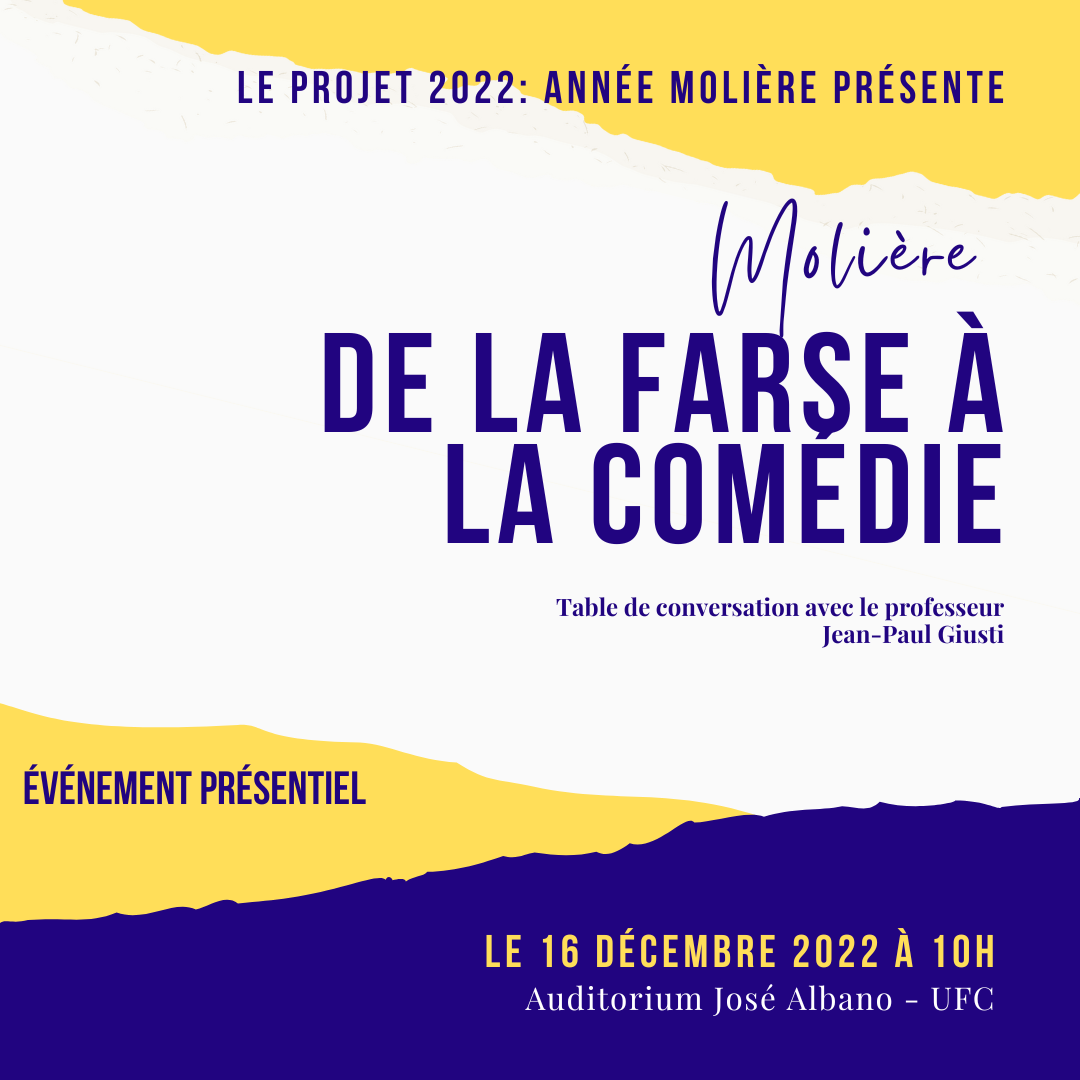 Mesa redonda: “Molière: de la farse à la comédie” | Agenda UFC